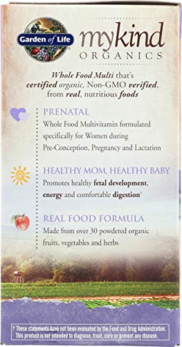 Garden Of Life Organic Mykind Prenatal Multivitamin, 108 CT