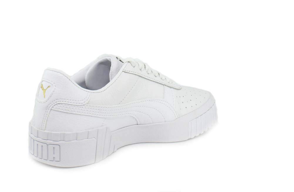 PUMA Womens Cali Sneaker, PUMA Womens White-PUMA Womens White, 10