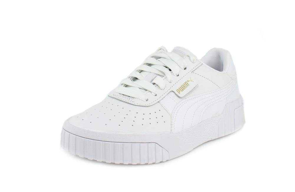 PUMA Womens Cali Sneaker, PUMA Womens White-PUMA Womens White, 10