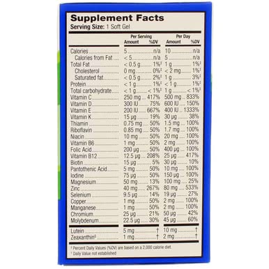 PreserVision Eye Vitamin Mineral, 100 Soft Gels (Pack of 2)