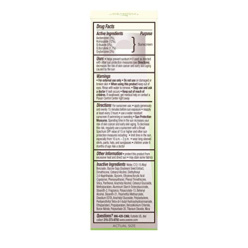 Aveeno Positively Radiant Daily Moisturizer Spf#30, 1oz, 1 Oz