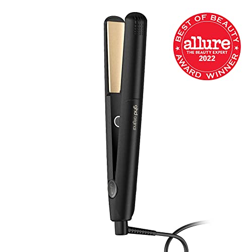 ghd Original Styler | 1" Flat Iron Hair Straightener, Optimum Styling Temperature for Professional Salon Quality Results, No Extreme-Heat Styling Damage, Ceramic Heat Technology | Black