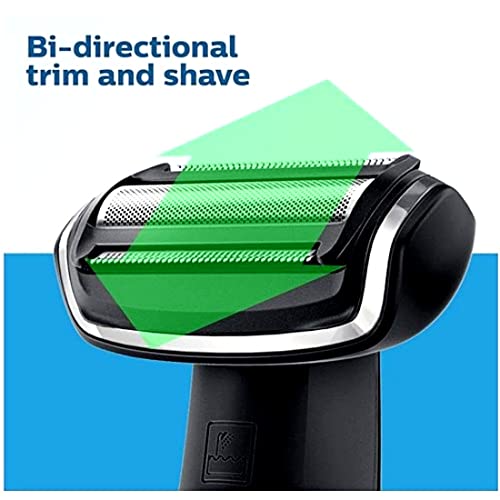 Philips Norelco BG2000 Replacement Shaving Head/Foil for Bodygroom Range BG2020 to BG2030 with Shaver Cleaning Brush