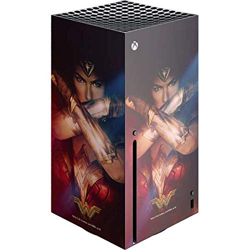 Skinit Decal Gaming Skin Compatible with Xbox Series X Console - Officially Licensed DC Comics Wonder Woman Profile Character Poster Design