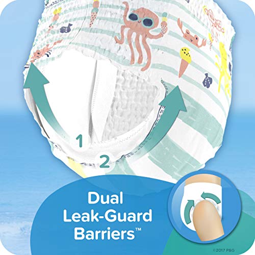 Swim Diapers Size 3 (13-24 lb) - Pampers Splashers Disposable Swim Pants, Small, Pack of 2 (Twinpack), 20 Count