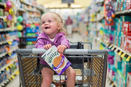 Sprout Organic Baby Food, Stage 4 Toddler Snacks, Blueberry Apple Wafflez, Single Serve Waffles (5 Count)