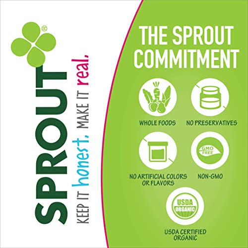 Sprout Organic Baby Food, Stage 4 Toddler Snacks, Blueberry Apple Wafflez, Single Serve Waffles (5 Count)