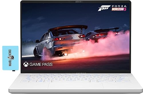 ASUS ROG Zephyrus G14 Gaming Laptop 14.0" 165 Hz WQXGA (8-Core AMD Ryzen 7 7735HS 3.20GHz, GeForce RTX 4050 6GB, 32GB DDR5, 2TB PCIe SSD, RGB KYB, Thunderbolt 4, WiFi 6, Win 11 Home) w/Dockztorm Hub