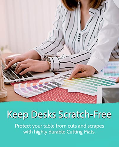 G+ Self-Healing Reversible Cutting Mat - A3 12x18 for Fabric; Double-Sided Cutting Board for Sewing, Crafting, Quilting, Scrapbooking, Rotary Cutting - Perfect for Creators