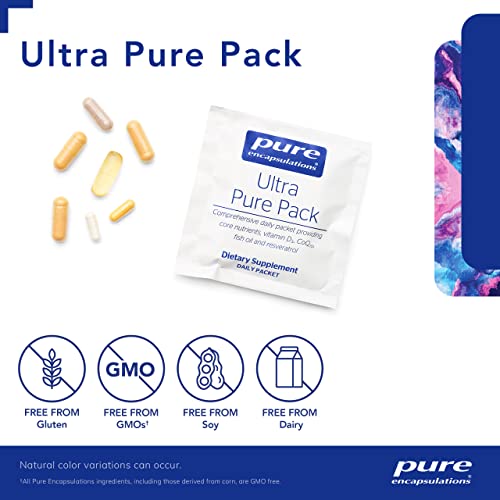 Pure Encapsulations Ultra Pure Pack | Multivitamin and Mineral Supplement to Support Cardiovascular Health, Liver, and Energy* | 30 Packets