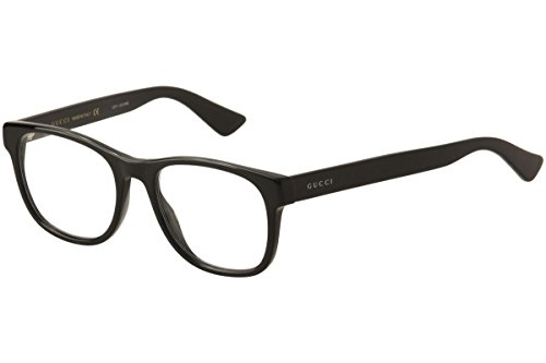 Gucci GG0004ON 001 Black Square Full-Rim Men's Eyeglasses