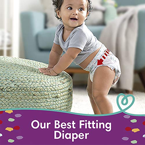 Diapers Size 4, 62 Count - Pampers Pull On Cruisers 360° Fit Disposable Baby Diapers with Stretchy Waistband, Super Pack (Packaging May Vary)