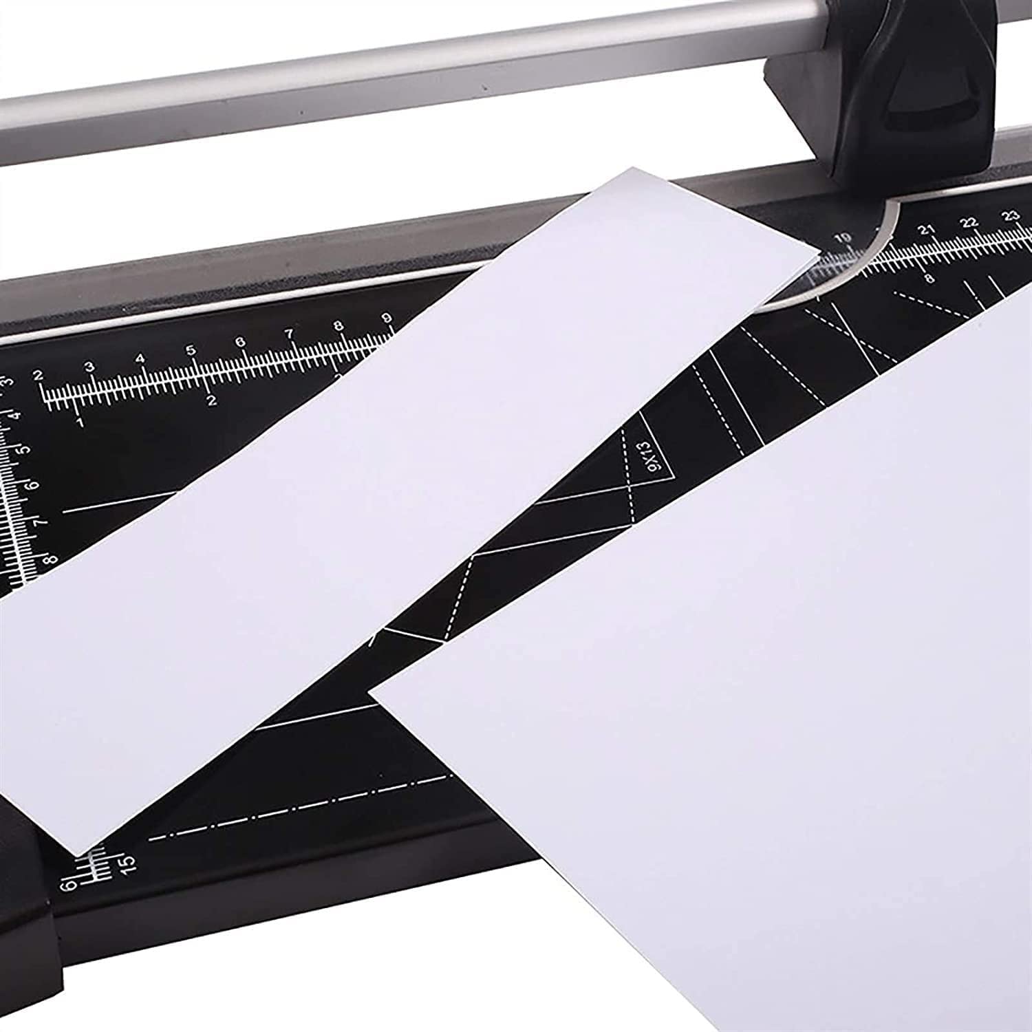 RMENST Paper Trimmer for Photo Paper, Film, Art Paper Jam, Office Paper, Thin Plastic Soft Board,Cutting Table,Professional Rolling Trimmer