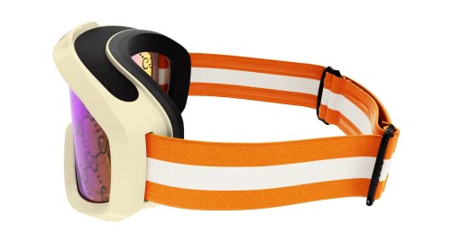 Gucci Women's Ski Goggles, Ivory-Orange-Pink, One Size