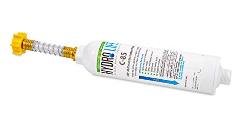 Hydro Life 52700 Inline Water Filter (with Flexible Hose Protector, Hydroponics C-85)