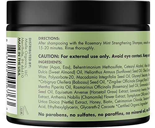 Mielle Organics Rosemary Mint Strengthening Shampoo and Hair Masque