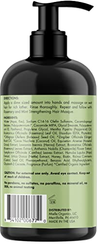 Mielle Organics Rosemary Mint Strengthening Shampoo and Hair Masque