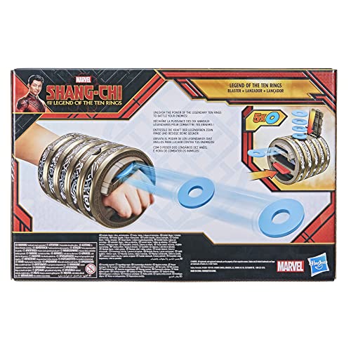 Marvel Hasbro Shang-Chi and The Legend of The Ten Rings Blaster Hero Role Play Action Toy, Includes 5 Rings, for Kids Ages 5 and Up