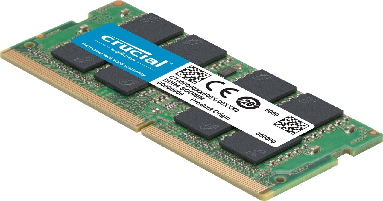 Crucial 8GB Single DDR4 3200 MT/S (PC4-25600) CL22 SR X8 Unbuffered SODIMM 260-Pin Memory - CT8G4SFS832A