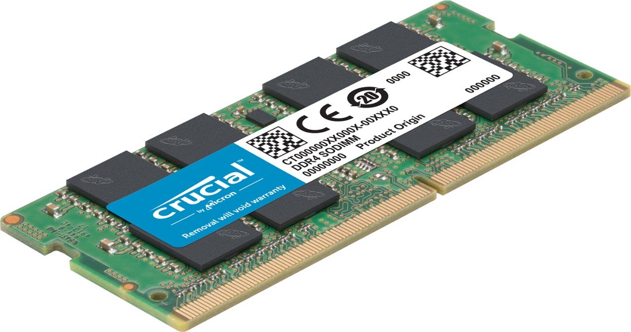 Crucial 8GB Single DDR4 3200 MT/S (PC4-25600) CL22 SR X8 Unbuffered SODIMM 260-Pin Memory - CT8G4SFS832A