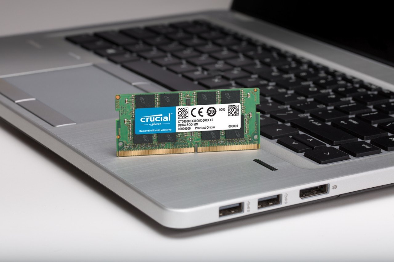 Crucial 8GB Single DDR4 3200 MT/S (PC4-25600) CL22 SR X8 Unbuffered SODIMM 260-Pin Memory - CT8G4SFS832A