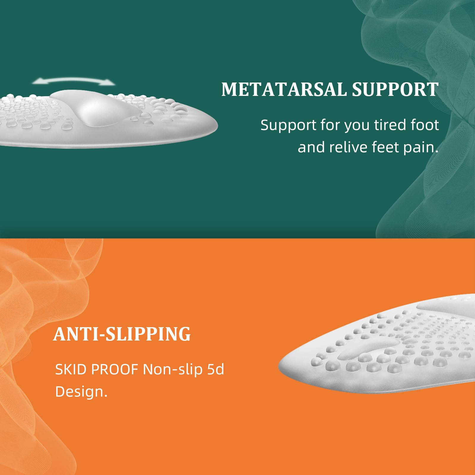 Metatarsal Pads,Ball of Foot Cushion for Pain Relief and Comfort.