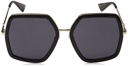 Gucci Women's Urban Web Block Sunglasses, Black/Grey, One Size