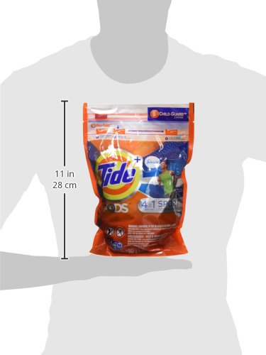 Tide Pods Plus Febreze Sport Odor Defense Laundry Pacs, Active Fresh, 32 Count