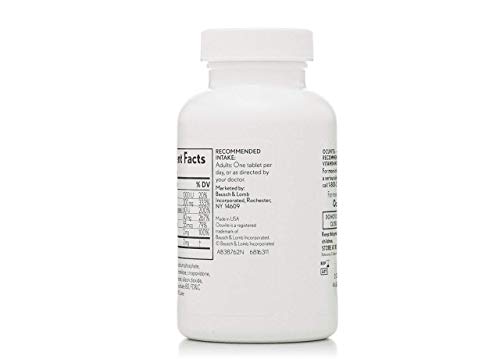 Bausch & Lomb Ocuvite Vitamin and Mineral Supplement for Eyes with Lutein Tablets, 240-Count