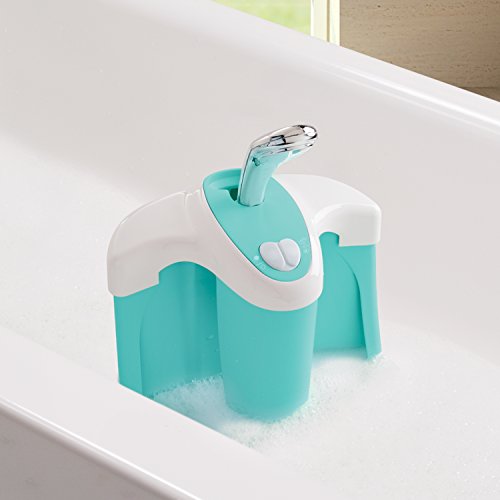 Summer Lil Luxuries Whirlpool Bubbling Spa & Shower (Blue) - Luxurious Baby Bathtub with Circulating Water Jets, 2 Count (Pack of 1)