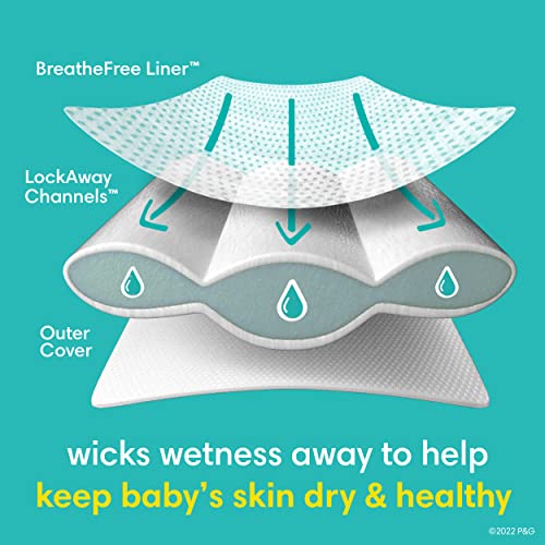 Diapers Newborn/Size 0 (< 10 lb), 31 Count - Pampers Swaddlers Disposable Baby Diapers, Jumbo Pack (Packaging May Vary)
