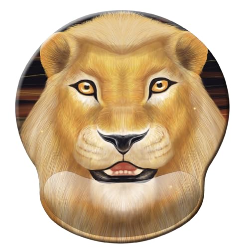 Ergonomic Mouse Pad with Gel Wrist Support,Mouse Mat Comfortable Mousepad with Smooth Wrist Rest Surface and Non-Slip Base for Pain Relief,Computer,Laptop,Office & Home, 9.4 x 8.1 in, Modern Design