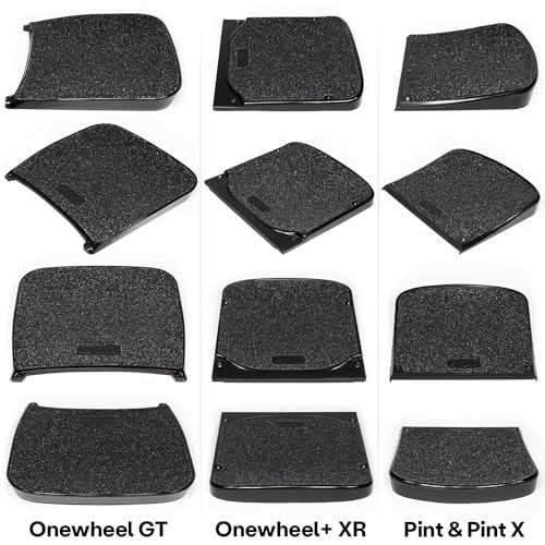 Craft&Ride Air Pad Concave Foot Pad with Gel-Tech | Comfortable Cushioned Foot Pad with Aluminum Interior & Grip Tape | Compatible with Onewheel+ XR | Black