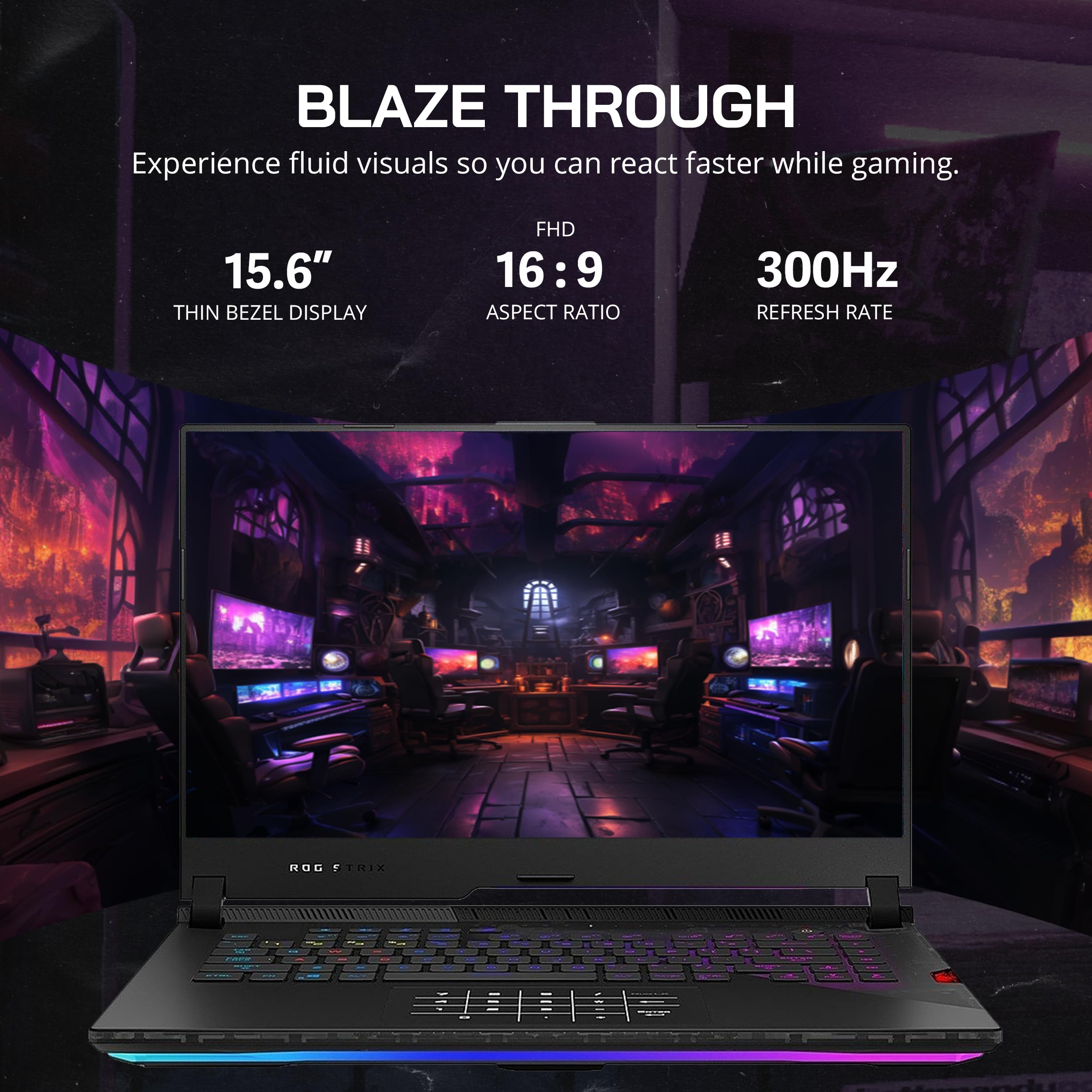 Asus 2023 ROG Strix Scar 15 15.6”300Hz IPS Type FHD Gaming Laptop, AMD Ryzen 9 5900HX, 32GB RAM, 2TB PCIe SSD, Backlit Keyboard, GeForce RTX 3080, WiFi 6, Win 11 Pro, Black, 32GB SnowBell USB Card