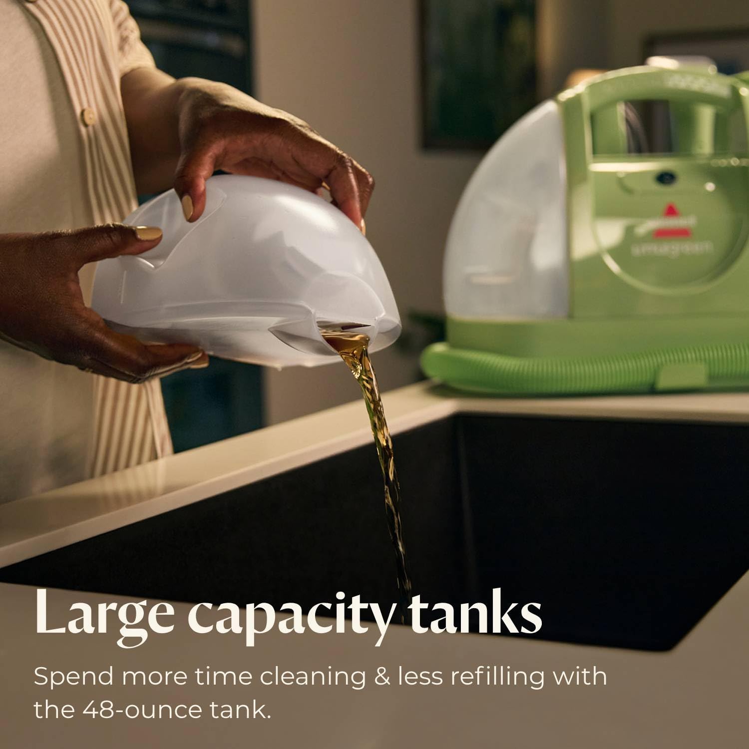 BISSELL Little Green Multi-Purpose Portable Carpet and Upholstery Cleaner, 1400B