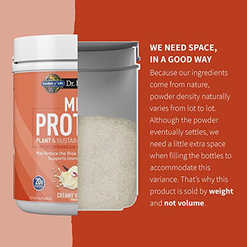 Garden of Life Norwegian Salmon & Vanilla Plant Based Protein with Pea & Fava Plus Immune Support with Probiotics for Digestion & Immunity – Dr Formulated MD – Non GMO, Carbon Neutral, 14 Servings
