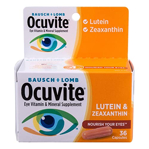 Bausch & Lomb Ocuvite Lutein Capsules 36 Capsules (Pack of 4)