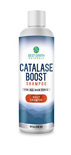 Best Earth Naturals Catalase Boost Shampoo Daily Catalase Shampoo For Younger, Thicker, Fuller Looking Hair Made With the Anti-Aging Enzyme Catalase For Men & Women 8 oz