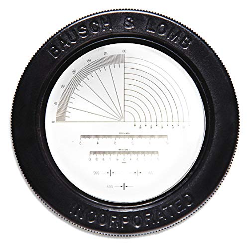 Bausch & Lomb 81-34-36 Multiscale Measuring Scale; for use with Measuring magnifiers