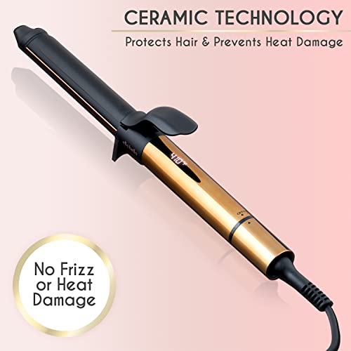Curling Iron 1 Inch • Professional Hair Curler • Curling Wand • Ceramic Curling Irons • Transform Your Look in Seconds • Suitable for All Hair Types • Say Goodbye to Heat Damage