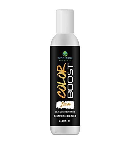 Color Boost Blonde Color Depositing Shampoo For All Shades of Blonde Hair Add Color or Help Cover Gray Hair For Men and Women 8.5 Ounces