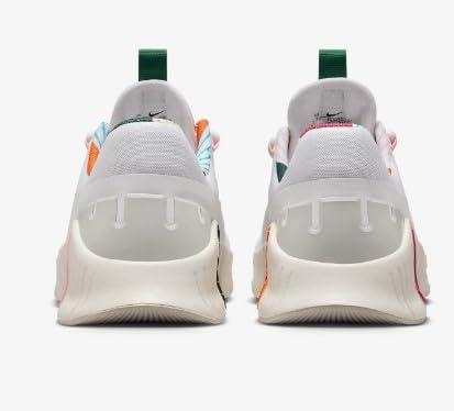 Nike Free Metcon 5 Women's Workout Shoes (White/Sail/Fir/Pink Bloom FN8920-161, US Footwear Size System, Adult, Women, Numeric, Medium, 6)