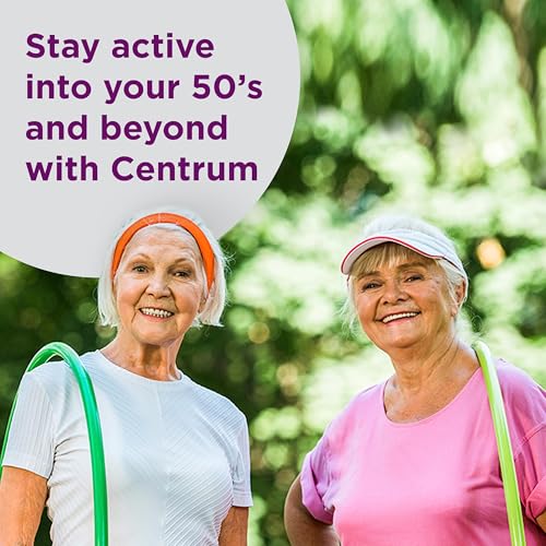 Centrum Silver Women's Multivitamin for Women 50 Plus, Multivitamin/Multimineral Supplement with Vitamin D3, B Vitamins, Non-GMO Ingredients, Supports memory and cognition in older adults - 65 Ct
