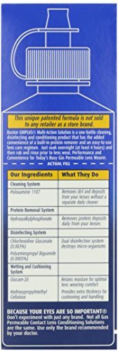 Bausch & Lomb Boston Simplus Multi-Action Solution, 3.5 oz, (for rigid gas permeable lenses)