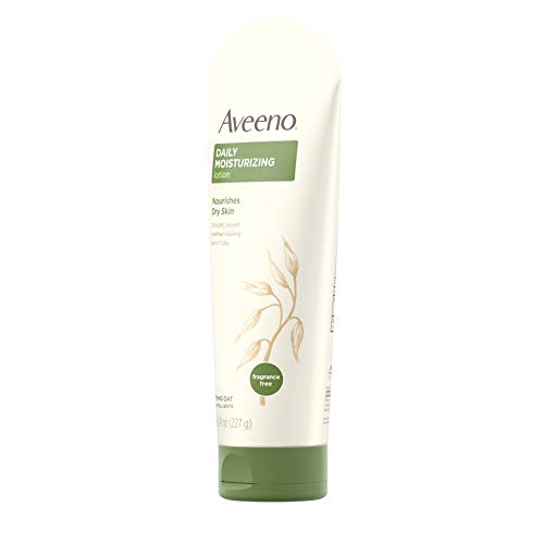Aveeno Daily Moisturizing Body Lotion, Fragrance-Free, 8 Fl Oz