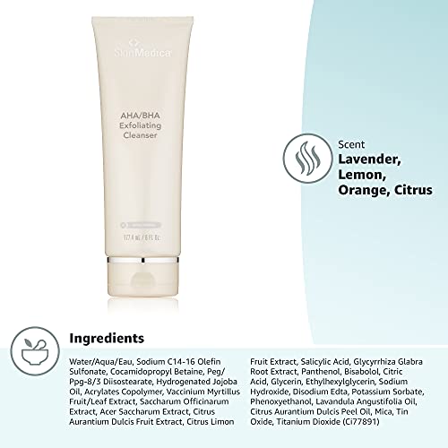 SkinMedica AHA/BHA Exfoliating Cleanser, 6 Fl Oz