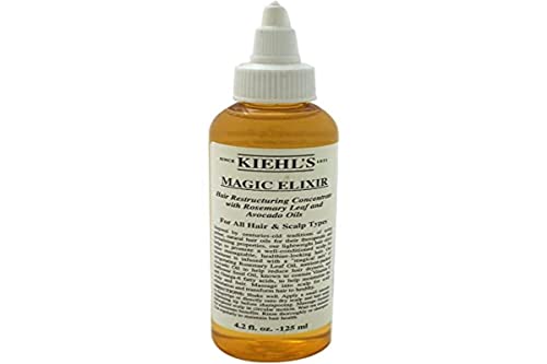 Kiehl's Magic Elixir Hair Restructuring Concentrate with Rosemary Leaf & Avocado Oil, 4.2 Ounce
