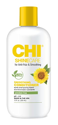 CHI ShineCare - Smoothing Conditioner 12 fl oz- Transforms Dull, Lackluster Hair to Condition and Smooth Split Ends and Frizz, Adding Instant Shine and Hydration