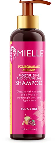 Mielle Organics Pomegranate & Honey Moisturizing and Detangling Shampoo and Conditioner for Type 4 Hair
