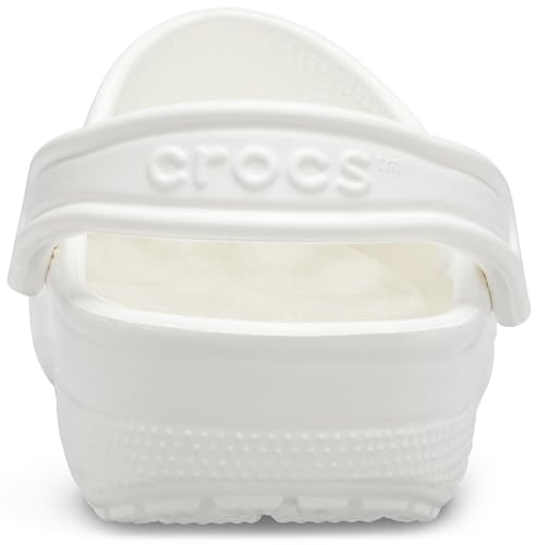 Crocs Unisex-Adult Classic Clogs (Best Sellers), White, 6 Men/8 Women